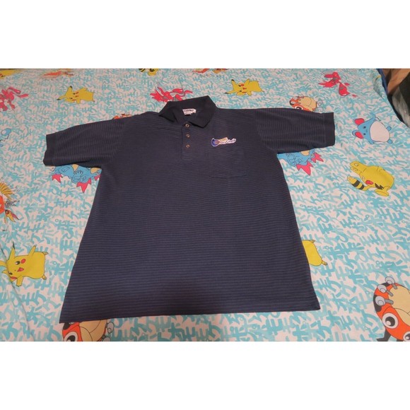 Cintas | Shirts | Vtg Proknit Ng Cintas Lsg Skychefs Striped Polo Navy ...